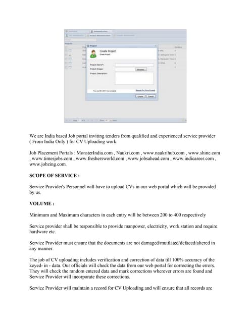 Cv uploading project | PDF Cv uploading project | PDF