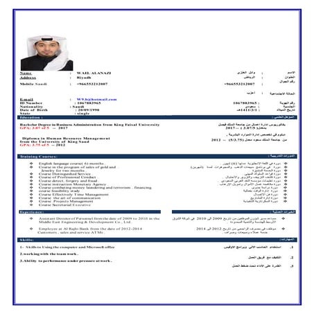 Cv wael | DOCX