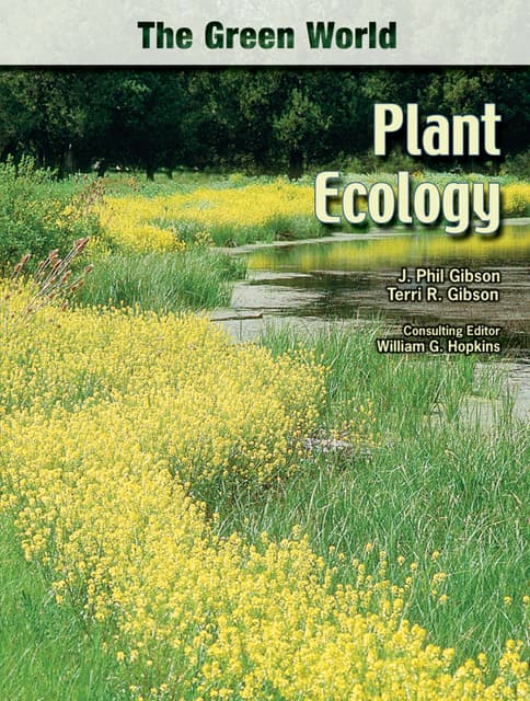 PLANT ECOLOGY | PPTX | Gardening | Home & Garden