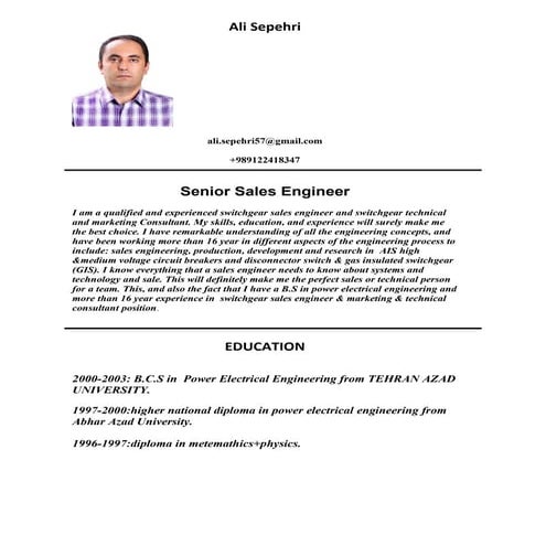 My CV with photo | PDF