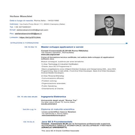 CV Stefano Bianchini | ODT