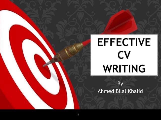 Effective cv writing | PPTX