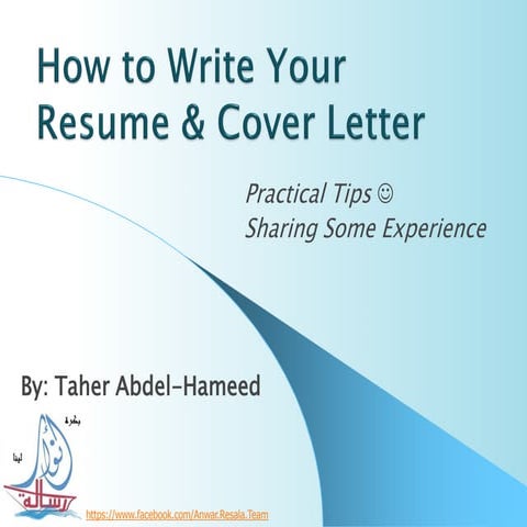 CV and Cover Letter Writing | PPT