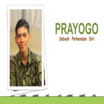 Contoh Power Point Untuk Perkenalan/Biodata diri | PPTX