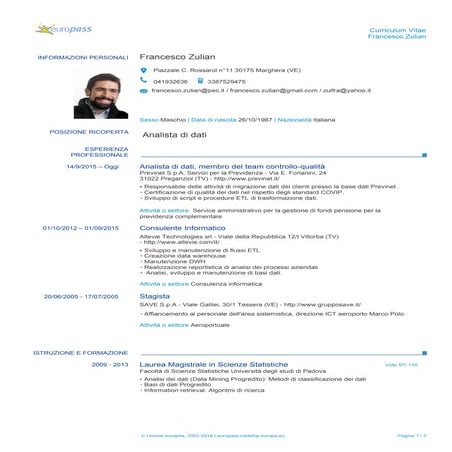 CV_Zulian_Francesco_2018 | PDF
