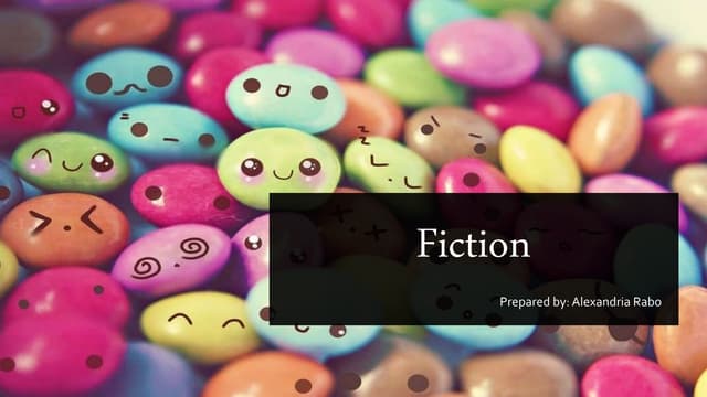 Types of fiction | PPTX