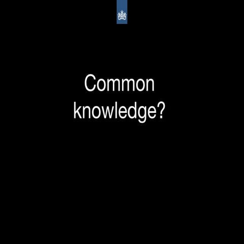 Cw Presentatie Common Knowledge | PPT