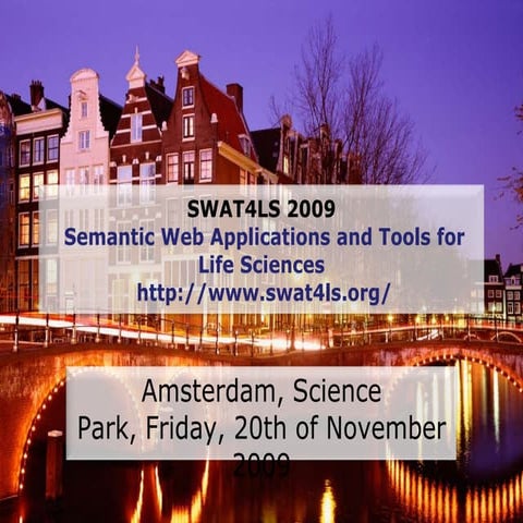 CWA & SWAT4LS Pitch at DILS2009 | PPT