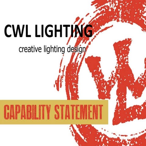 Cwl lighting presentation inc p list | PPTX