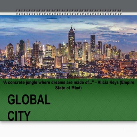 The Global City in the Contemporary World | PPTX