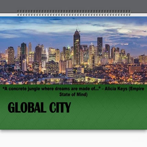 CW ppt 9 Global City.ppt a study on the global cities | PPT