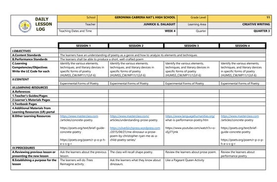 ENGLISH-7-CURRICULUM MAP- MATATAG CURRICULUM | DOCX