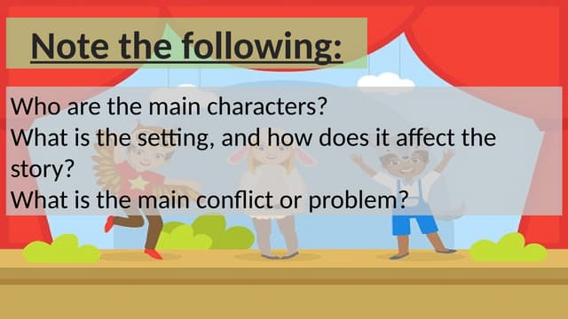 Elements of a one act play.ppt