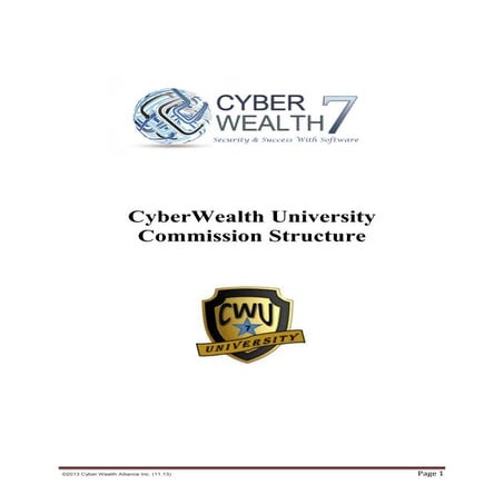 Cwu compensation plan document rev. 11 27-13 | PDF