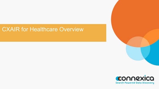 About Us - Who are Connexica and what is CXAIR? | PPT