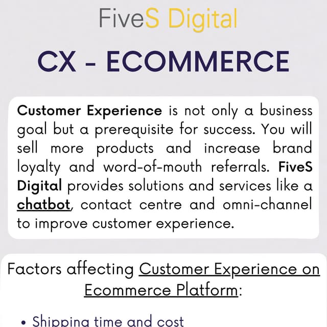 Cx management ecommerce | PDF