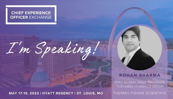 Rohan Sharma, Head, Agile Transformation & Change Management Practice, ThermoFisher Scientific ...