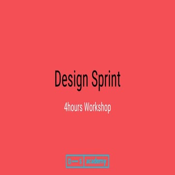 Hack2B - Design Sprint Workshop | PPT