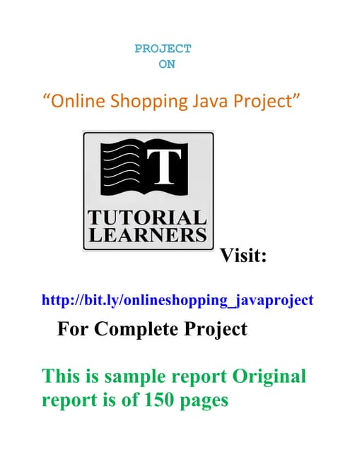 Java Project Report Online Banking System Ppt