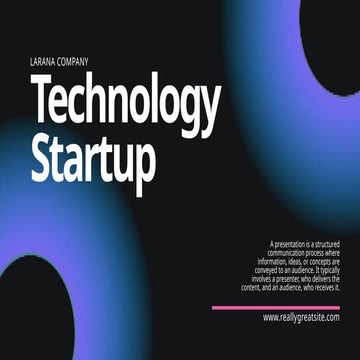 Cyan Gradient Technology Startup Business Company Presentation.pptx