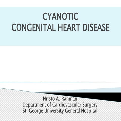 Cyanotic chd | PPT