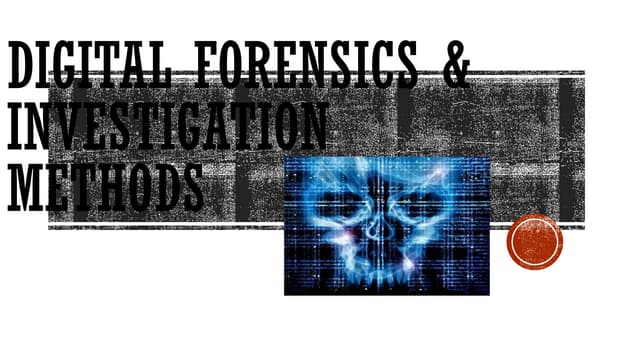 Mobile Digital Evidence And Forensics | PPTX