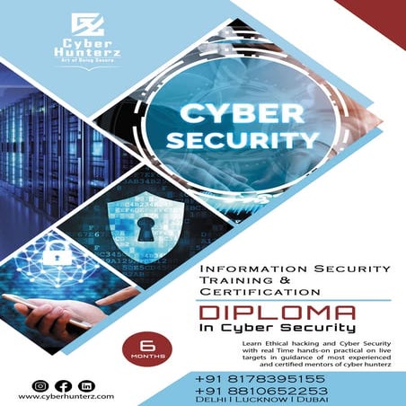 Cyber Hunterz 6-Month Diploma Course | Advanced Cyber Security Training | PDF