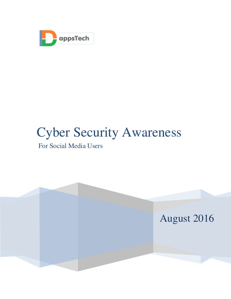 Cyber Security Awareness For Social Media Users Devsena Mishra 7309