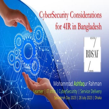 Cyber Security Considerations for 4IR in Bangladesh | PDF