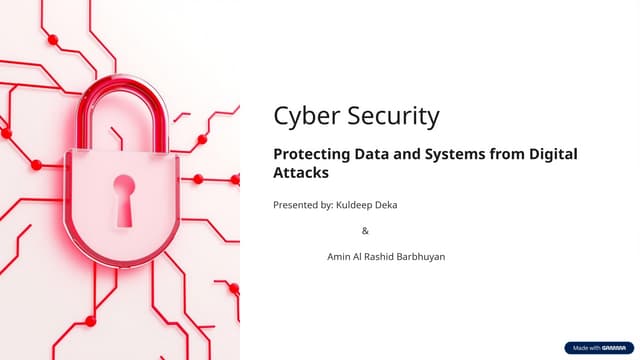 Importance of Cybersecurity | Cyber Security | PPT | PPTX | Internet | Computing