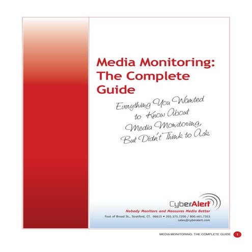Cyber alers guide of social media monitoring | PDF