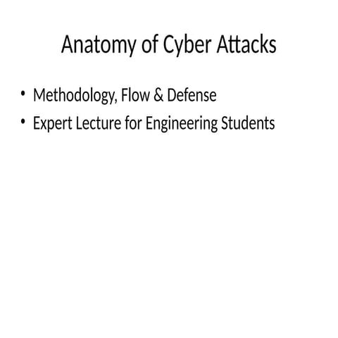 Cyber_Attack_Methodology_Engineering_Expert_Level | PPTX