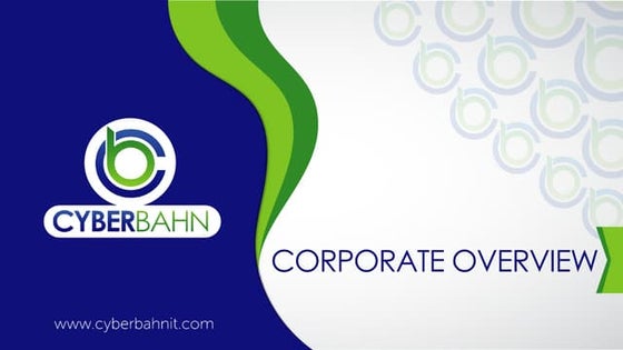 Cyberbahn Federal Solutions presentations