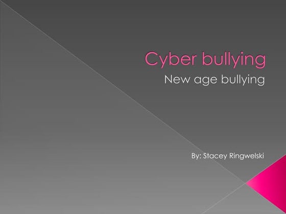 Cyberbullying | PPTX