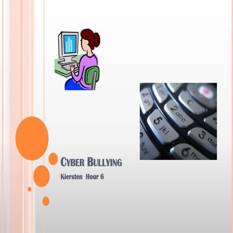 Cyber bullying | PPTX
