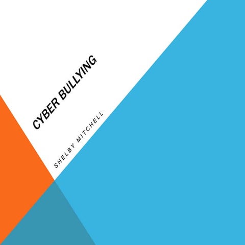 Cyberbullying ppt. | PPTX