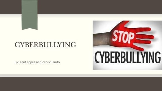 Cyber bullying powerpoint | PPT