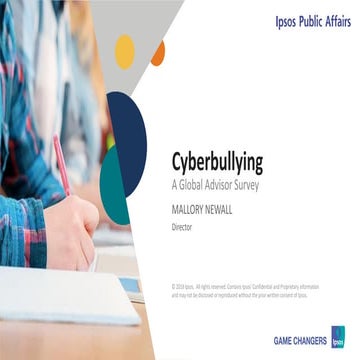 Cyberbullying - an Ipsos Global Advisor Survey | PDF