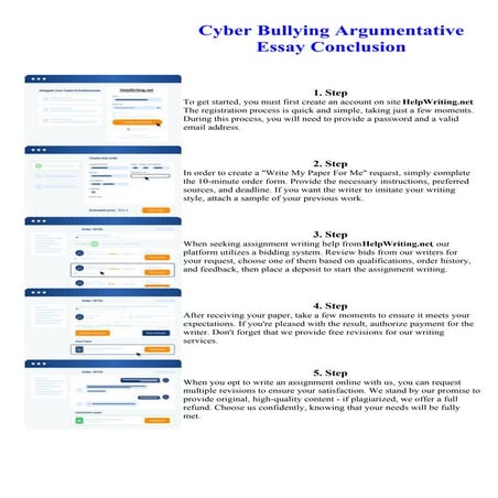 Cyber Bullying Argumentative Essay Conclusion | PDF