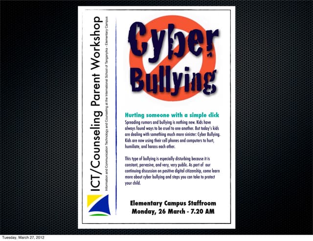 Power Point Cyber-bullying | PPTX