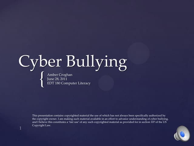 Cyberbullying | PPT