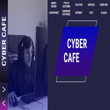 Cyber cafe.pptx | Internet | Computing