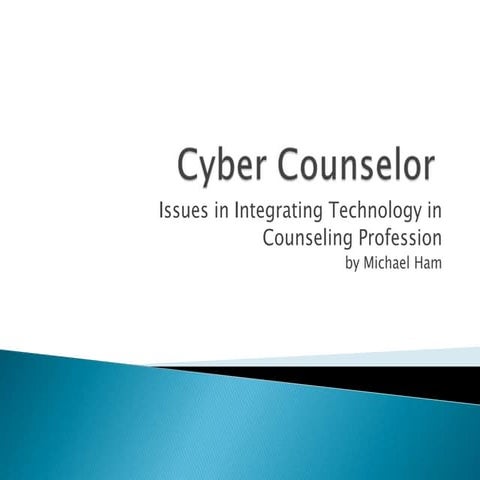 Technology in Counselling: Opportunities and Challenges | PDF