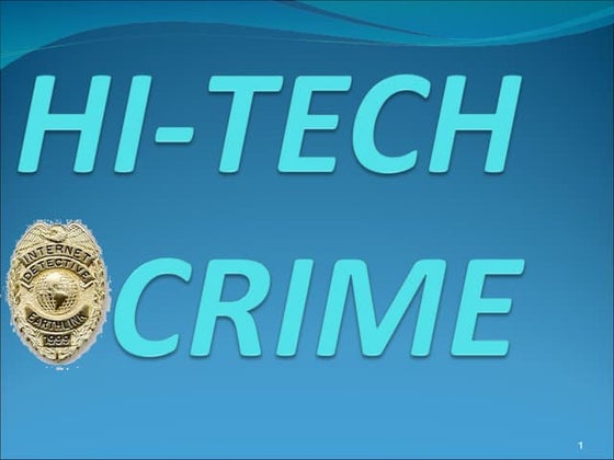 Cyber Crime and a Case Study | PPT