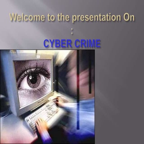 Cyber crime | PPT