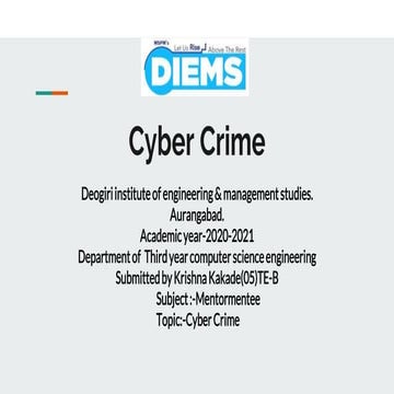 Cyber crime | PPT