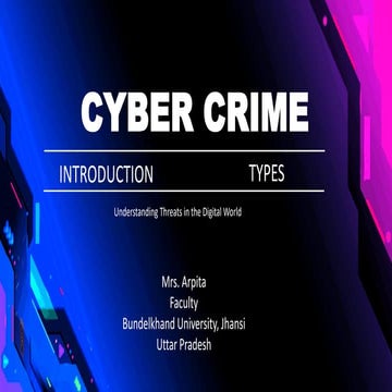 Understanding Digital Crime cyber forensics | PDF