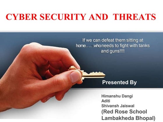Grade 7 Chap 10 Cyber Threats and Security | PPTX