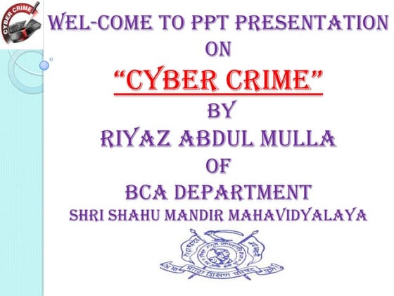 Cyber Safety Class 9 | PPT