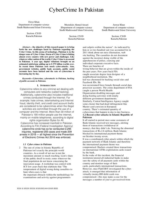 An overview study on cyber crimes in internet | PDF | Crime & Harmful ...